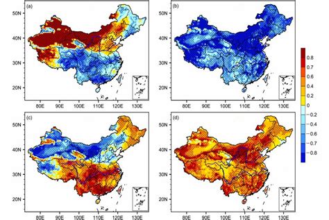 Spatial Distribution Of The Monthly Correlation Coefficients Between Download Scientific