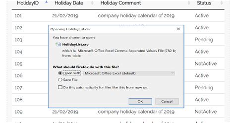 Export To CSV Or Excel Files In Angular 5 6 And 7