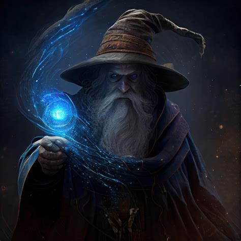 Premium Ai Image An Image Of A Powerful Wizard Creating Magic