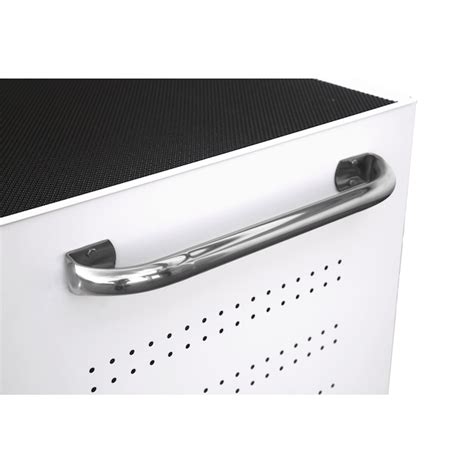 Viper Tool Storage 415 In W X 408 In H 6 Drawer Steel Rolling Tool Cabinet White In The
