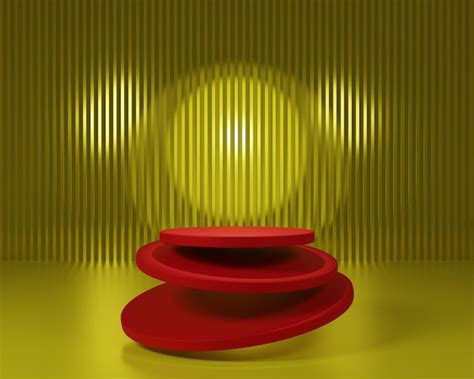 Premium Photo 3d Rendering Product Display Podium Background