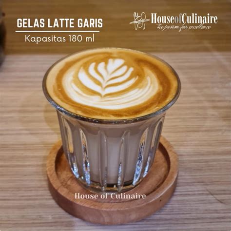 Jual Gelas Kopi Gelas Mocktail Gelas Latte Model Garis 180 Ml Shopee Indonesia