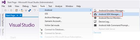 Xamarin Visual Studio Android Xasermodels