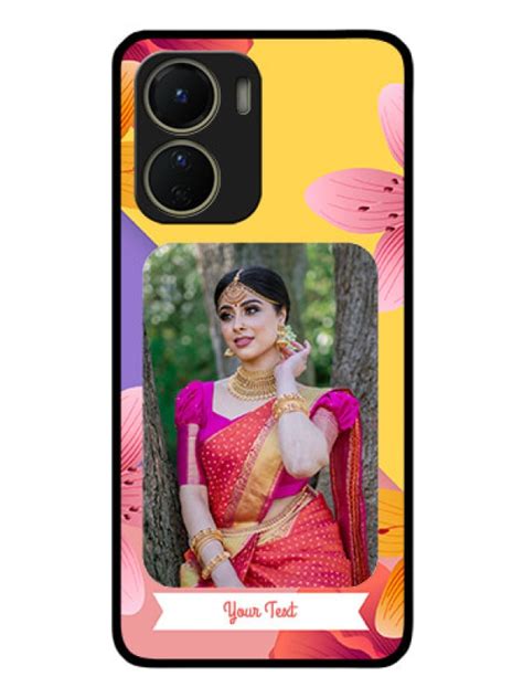 Vivo T X G Custom Glass Phone Case With Photo Printing Personalized Glass Cases