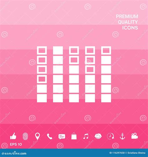 Spectrum Analyzer Equalizer Icon Stock Vector Illustration Of Communication Electronics