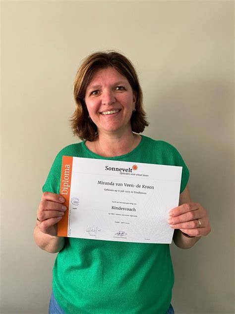 Geslaagd Voor Mijn Opleiding Kindercoach Miranda Van Veen