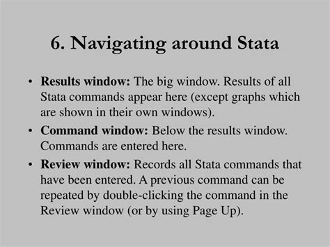 Ppt An Introduction To Stata For Economists Part I Data Management Powerpoint Presentation
