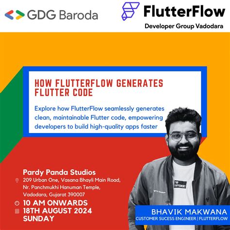 Ffdg Vadodara On Linkedin Flutter Flutterflow Mobiledevelopment Gde Techevent Networking