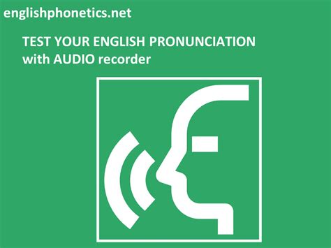 [free] English Pronunciation Checker Online