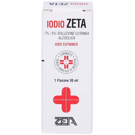 Zeta Farmaceutici Iodio Zeta 7 5 Soluzione Cutanea 30 Ml Redcare