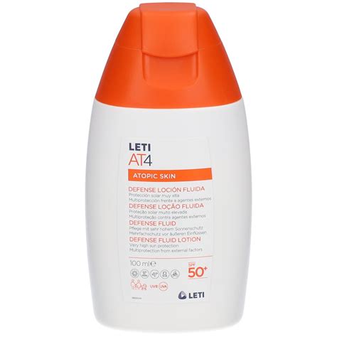 Leti At4 Defense Fluid Spf 50 100 Ml Shop