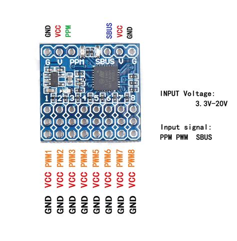 JHEMCU SPP SBUS PPM PWM Signal Conversion Module Interchanger RC Remote Control Receiver