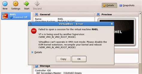 Sujeet APPS DBA VirtualBox Can T Operate In VMX Root Mode