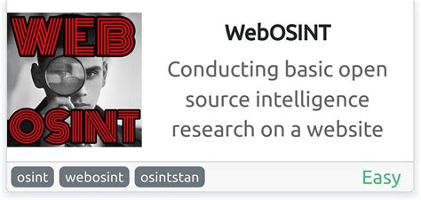 Tryhackmes Webosint Simple Writeup— Conducting Basic Open Source Intelligence Research On A