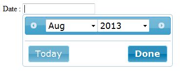 Develop For Fun JQuery UI Datepicker Month And Year Selector And The Done Button Issue