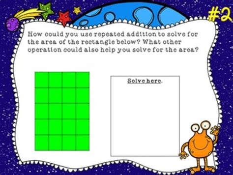 Area Powerpoint Lesson 3rd Grade Distributive Property And Visual Models