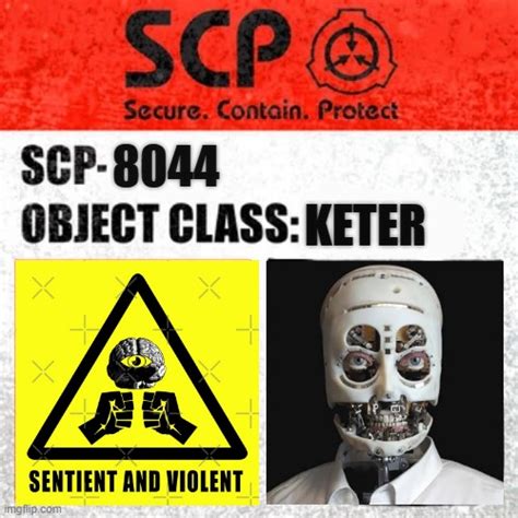Scp Label Template Keter Imgflip