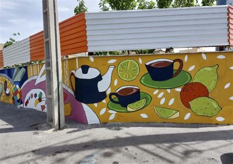 تکمیل عملیات رنگ‌آمیزی و بهسازی دیوار مدرسه پسرانه سوم شعبان پایگاه