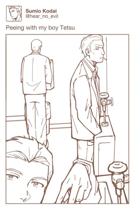 Safebooru 3boys Annoyed Cigarette Coat Collared Shirt Detective