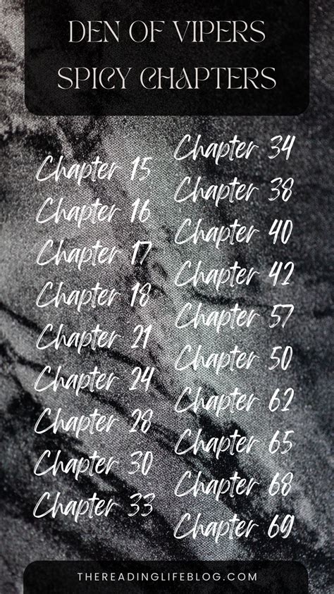 Best 12 Book Guide Den Of Vipers Spicy Chapters Characters 10 Best