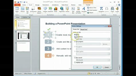 creating manual navigation buttons in powerpoint for windows youtube
