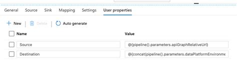 getting error { code badrequest message null target pipeline