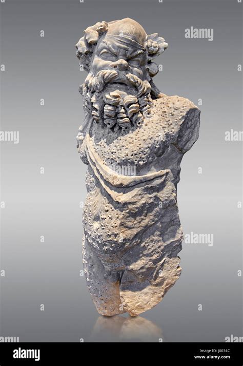 2nd Cent Ad Roman Statue Of Silenus Or Papposilenus From The Villa