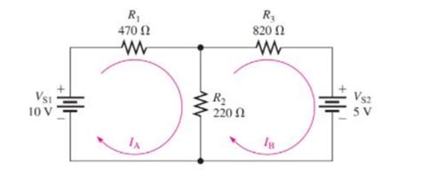 Solved Use Mesh Analysis Method To Determine The Currents