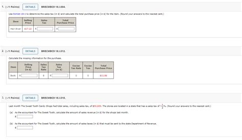 Solved 1 Points Brecmbc9 18i004 Use Exhibit 18 1 To