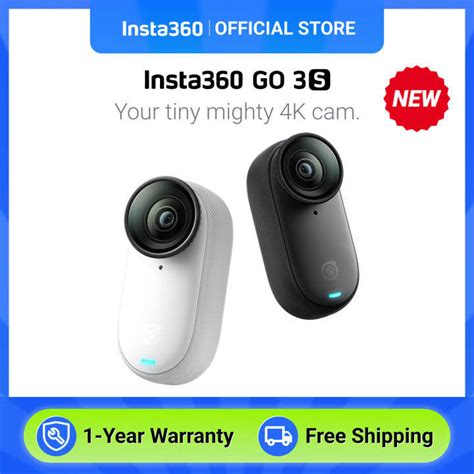 Insta GO S K Tiny Portable Vlogging Camera Hands Free POVs Mount Anywhere