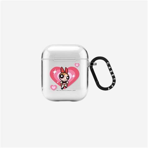 케이스티파이 X 파워퍼프걸 블라썸 에어팟 2세대 에센셜 케이스 클리어 Casetify Kream