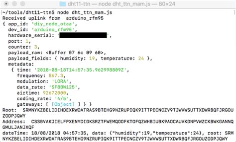 Send Dht11 Sensor Data Using The Arduino Uno Hoperf Rfm95 Lora Transceiver And