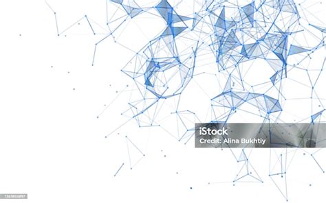 점과 선및 삼각형을 연결하는 추상어구입니다 플렉서스 효과 흰색 배경입니다 0명에 대한 스톡 사진 및 기타 이미지 0명 개념 건강관리와 의술 Istock