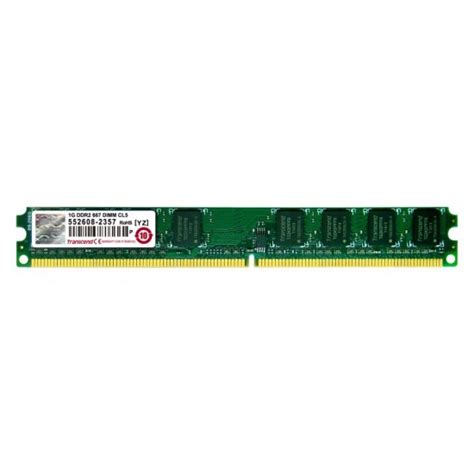 1gb Transcend Jetram Ddr2 Pc2 5400 667mhz Cl5 Desktop Memory Module