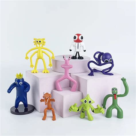 8pcs Set Purple Rainbow Friends Plush Toys Rainbow Friends Chapter