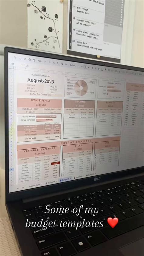 Excel Spreadsheets Aesthetic