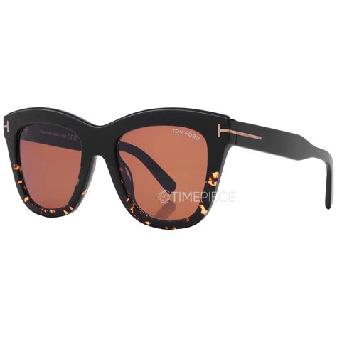Tom Ford Julie Brown Cat Eye Ladies Sunglasses Ft0685 05e 52