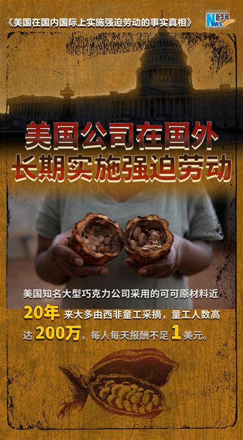 海报丨数说美国强迫劳动的事实真相国际新闻湖南红网新闻频道