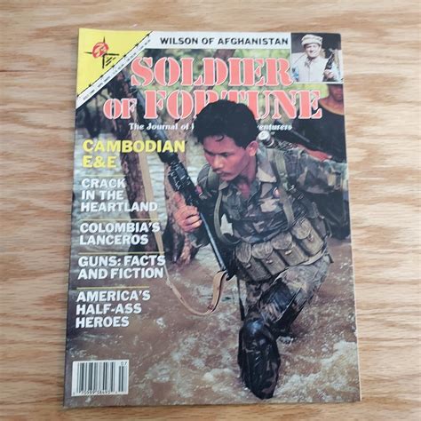 Vintage Soldier Of Fortune Magazine July 1989 Crack In The Heartland Ebay