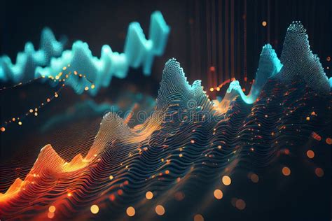 Abstract Futuristic Infographic With Visual Data Complexity Represent