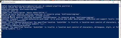 getting warning system datastores auth mode is in preview and under