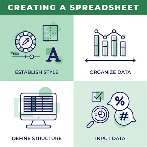 Premium Vector Creating A Spreadsheet