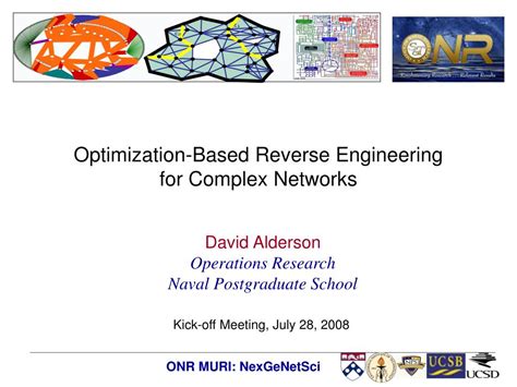 Ppt Optimization Based Reverse Engineering For Complex Networks Powerpoint Presentation Id