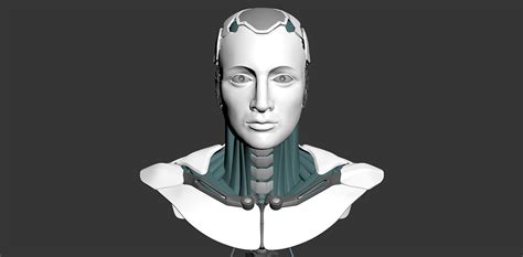 Robot Head 3d Render On Behance