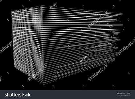 Big Data Visualization Machine Learning Algorithms Stock Vector