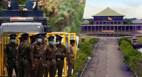 පාර්ලිමේන්තුව අසල දැවැන්ත උද්ඝෝෂණයක් ආරක්ෂාව තර කරයි මෙන්න පාර්ලිමේන්තුව අවට තත්ත්වය Video