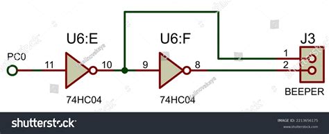 Electrical Circuit Connector Logic Element Inverter Stock Illustration Shutterstock