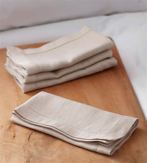 Natural Cotton Linen Napkins Secret Linen Store