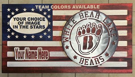 White Bear Lake Bears With Steel Round Logo See Gallery For Stars