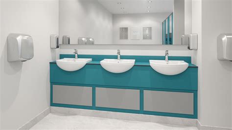 Commercial Vanity Units Stylish Washroom